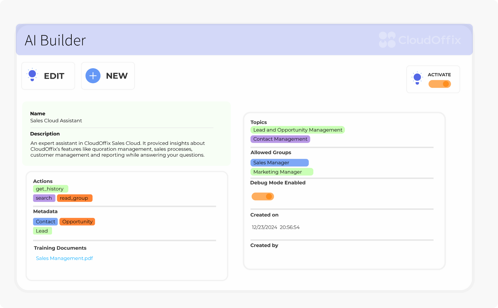 CloudOffix AI Builder | MechSoft
